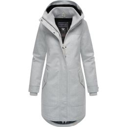 Ragwear Damen Wintermantel "Jannisa Coat", grau, Gr. XXL, Obermaterial: 100% Polyester. Innenfutter: 100% Polyester. Wattierung: 100% Polyester,