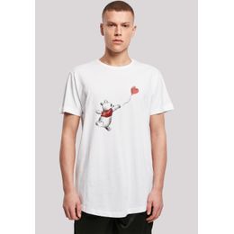 F4NT4STIC Herren T-Shirt "Winnie Puuh Winnie & Balloon'", wei&szlig;, Gr. XL, Obermaterial: 100% Baumwolle, Shirts, Print