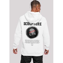 F4NT4STIC Herren Kapuzenpullover "SCULPTURE x F4NT4STIC", wei&szlig;, Gr. XXL, Obermaterial: 65% Baumwolle, 35% Polyester, Pullover, Print