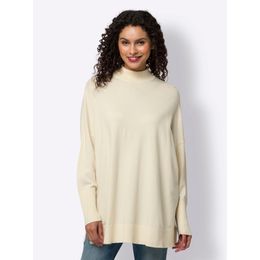 Heine Damen Strickpullover "Pullover", beige, Gr. 38, unifarben, 50% Viskose, 28% Polyester, 22% Polyamid, Pullover