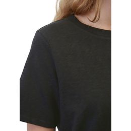 Marc O'Polo Damen T-Shirt, schwarz, Gr. S, MARC O'POLO DENIM, Jersey, Obermaterial: 100% Baumwolle, Shirts, im cleanen Basic-Look