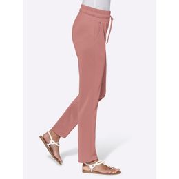 Classic Basics Damen Schlupfhose, rot, Gr. 25, unifarben, 95% Polyester, 5% Elasthan, Hosen