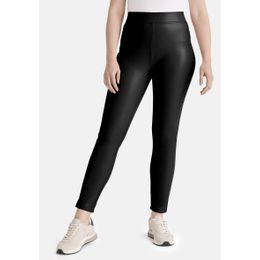 STOOKER WOMEN Damen Leggings "SIENNA Leggings", schwarz, Gr. XL, Jersey, 70% Polyester, 24% Polyurethan, 6% Elasthan, Hosen, Leggins Slim Fit
