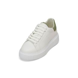 Marc O'Polo MARC O'POLO Damen Sneaker "aus softem Rindleder", Gr. 41wei&szlig;, calm sage, Obermaterial: 100% Leder (Rind), unifarben, Schuhe