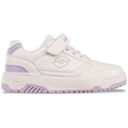 Lotto Kinder Sneaker, Gr. 25, wei&szlig;, Kunstfaser, Synthetik, mehrfarbig, Schuhe, - in kinderfu&szlig;grechter Passform