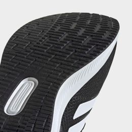Herren Laufschuh "RUNFALCON 5 WIDE", adidas Performance, Gr. 47, schwarz-wei&szlig;, Synthetik, Textil, Schuhe, weit geschnitten, breite Passform