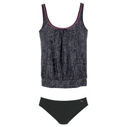 Venice Beach Damen Oversize-Tankini, schwarz, Gr. 42, Polyamid, Bikini-Sets, Oversize-Form