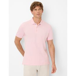 Brax Herren Polo Style PETE smooth rose, Rosa, Gr. 6XL