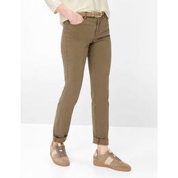 Brax Damen Five-Pocket-Hose Style MARY LIGHT MOCHA, braun, Gr. 46L