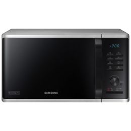 Samsung Mikrowelle, Schwarz, Silber, Metall, Kunststoff, Keramik, 49x27.5x39 cm, Digitaldisplay, Grillfunktion, automatische Auftaufunktion, Schnellaufheizung, elektronisches Bedienfeld, Keramikboden, K&uuml;chen, K&uuml;chenelektroger&auml;te, Mikrowellen