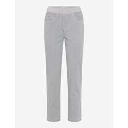 Raphaela by Brax Damen Schlupfjeans Style PAMINA 6/8 VERY LIGHT GREY,SLIGHTLY USED, denim hellgrau, Gr. 36