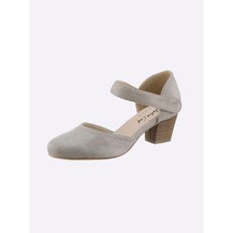 Andrea Conti Damen Pumps, Gr. 39, grau, Synthetik, Schuhe