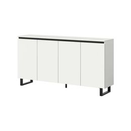 H&ouml;ffner Sideboard Tomasa &brvbar; wei&szlig; &brvbar; Ma&szlig;e (cm): B: 160 H: 84 &raquo; H&ouml;ffner