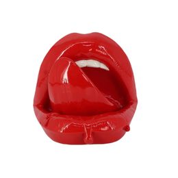 Invicta Pop-Art Dekorationsfigur Lip &ndash; Verspielte Rote Lippen von Invicta skandinavische Deko Online Shop