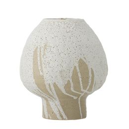 Bloomingville Morag Vase, Natur, Steingut skandinavische Deko Online Shop