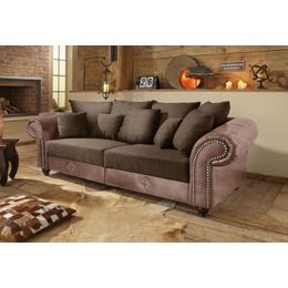 Home Affaire "King George Mega Sofa, viel Platz, Federkern"