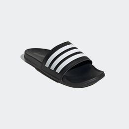 Badesandale adidas Sportswear "COMFORT ADILETTE", Damen, Gr. 37, schwarz-wei&szlig; (core schwarz, cloud wei&szlig;, core schwarz), Synthetik, Schuhe, Badelatschen