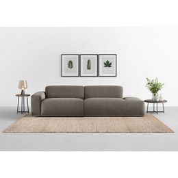Trendmanufaktur "Braga, mit hochwertigem Kaltschaum, Megasofa, in Cord erh&auml;ltlich" modernes Big-Sofa, Couch mit hohem Sitzkomfort, 277/72/107 cm (B/H/T)