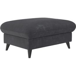 Stauraumhocker COTTA "Pike, B: 102 cm", coal, B:102cm H:45cm, 92% POLYESTER (PES) / 8% POLYAMID (PA), Hocker, mit Stauraum