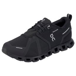 Laufschuh On RUNNING "Cloud 5 Waterproof", Herren, Gr. 40,5, schwarz, Synthetik, Schuhe Laufschuh, wasserdicht