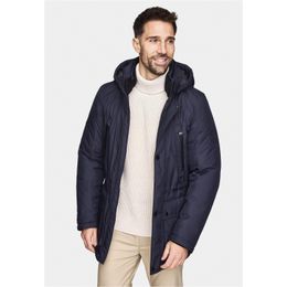 Parka NEW CANADIAN, Herren, Gr. 27, blau (dunkelblau), 100% Polyester, unifarben, lang, ohne Ausschnitt, Jacken Parka, mit wind- und wasserabweisendem Obermaterial