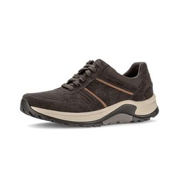 Sneaker Gabor "Sneaker low", Herren, Gr. 42, braun, Schuhe Sneaker