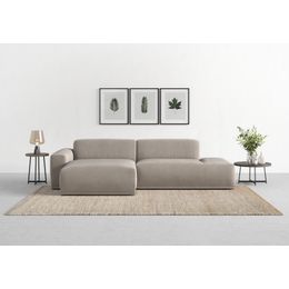 Trendmanufaktur "Braga, mit hochwertigem Kaltschaum, L-Form, in Cord erh&auml;ltlich" modernes Sofa, Couch mit hohem Sitzkomfort, 275/72/160 cm (B/H/T)