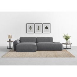 Trendmanufaktur "Braga, mit hochwertigem Kaltschaum, L-Form, in Cord erh&auml;ltlich" modernes Sofa, Couch mit hohem Sitzkomfort, 275/72/160 cm (B/H/T)