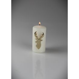 Dekoobjekt AM Design "Kerzenstecker, aus Aluminium", gold, B:7cm H:4cm, Aluminium, Dekofiguren, 6er Set, bxH: 7x4 cm