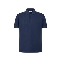 Poloshirt Seidensticker, Herren, Gr. XXL, navy, 100% Baumwolle, unifarben, regular fit, Shirts, Polo Uni