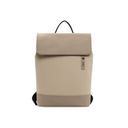 Emily & Noah Rucksack EMILY & NOAH "Rucksack E&N Le Havre RUE 09", Herren, Gr. B/H/T: 33cm x 36cm x 12cm, beige (sand, kombi 429), Obermaterial: 60% Polyurethan PU. 40% Polyester PES., Rucks&auml;cke Rucksack