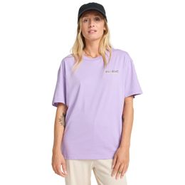 Billabong Damen T-Shirt "Mixing Vibes"light lila, Gr. XS, Obermaterial: 100% Walkfrottier;, Shirts