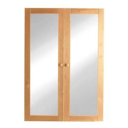 Schrankt&uuml;r OTTO HOME "Bergen", braun (natur gebeizt, gewachst), B:35cm H:100cm T:1,5cm, Schrankt&uuml;ren, Schrankt&uuml;r, Glast&uuml;ren, im 2-teiligen Set, Rahmen aus massivem Kiefernholz