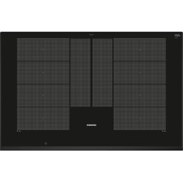 Siemens Induktions-Kochfeld "EX851LYV5E", schwarz, B:80,2cm H:5,1cm T:52,2cm, Kochfelder, Erweiterbare Kochzone dank varioInduktion Plus
