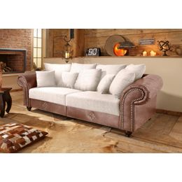 Home Affaire "King George Mega Sofa, viel Platz, Federkern"