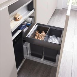 Blanco Select II Abfallsystem, f&uuml;r 60 cm Unterschrank, 527854, 40/2 Combi