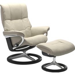 stressless "Mayfair" Sessel mit Hocker, mit Hocker, mit Signature Base, Gr&ouml;&szlig;e S, M & L, Gestell Schwarz