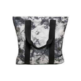 Umh&auml;ngetasche Urban Classics "Urban Classics Unisex Tie Dye Tote Bag", Damen, Gr. onesize, schwarz, wei&szlig;, Baumwolle, Taschen Umh&auml;ngetasche
