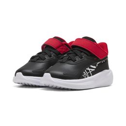 Sneaker Puma "Scuderia Ferrari Skyrocket Sneakers Kinder", Kinder, Gr. 27, schwarz, wei&szlig;, Obermaterial: Synthetik, Textil. Futter: Textil. Innensohle: Textil. Laufsohle: Synthetik, Schuhe Sneaker
