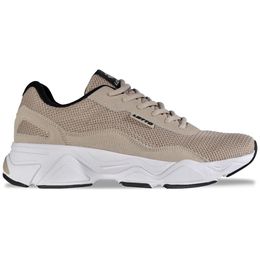 Sneaker Lotto, Herren, Gr. 40, beige, schwarz, Kunstfaser, Synthetik, mehrfarbig, Schuhe Sneaker, - mit volumin&ouml;ser Mittelsohle f&uuml;r D&auml;mpfung & Leichtigkeit