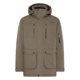 Outdoorjacke North Bend "Outdoorjacke NBWan M W-PRO 10.000 mit wasserdichter Beschichtung", Herren, Gr. M, braun (tarmac), Obermaterial: 65% Polyester PES. 35% Baumwolle CO., Jacken Outdoorjacke