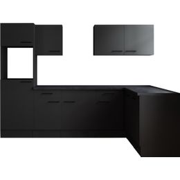 Winkelk&uuml;che respekta "Oliver", k&uuml;che: grau, front: grau matt, korpus: grau matt, arbeitsplatte: granit optik, B:280cm H:205cm T:172cm, Komplettk&uuml;chen-Sets, Breite 280 cm, 90 cm Arbeitsh&ouml;he, in exklusiver Konfiguration f&uuml;r OTTO
