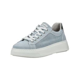 Sneaker Nero Giardini "Nero Giardini Sneaker Veloursleder", Damen, Gr. 36, hellblau, Veloursleder, Schuhe Sneaker