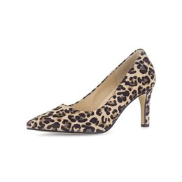 Pumps Gabor "Eleganter Pump", Damen, Gr. 37, beige, Schuhe Pumps