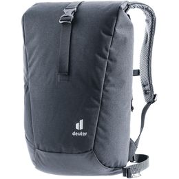 Freizeitrucksack Deuter "STEPOUT 22 L", schwarz, Rucks&auml;cke, B/H/T: 27cm x 46cm x 21cm, Polyester, Freizeitrucksack, f&uuml;r Sportmode, Outdoormode und Streetwear, mit 22 Liter Volumen, B:27cm H:46cm T:21cm