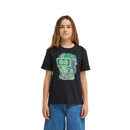 T-Shirt Element "Shine", Jungen, Gr. 12(148-156cm), flint schwarz, Obermaterial: 100% Walkfrottier;, Shirts T-Shirt