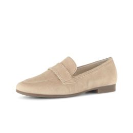 Slipper Gabor "Slipper", Damen, Gr. 37, beige, Schuhe Slipper