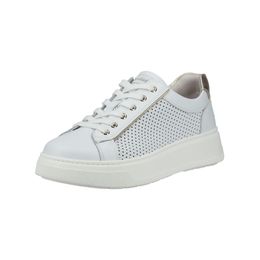Sneaker Nero Giardini "Nero Giardini Sneaker Leder", Damen, Gr. 39, wei&szlig;, Leder, Schuhe Sneaker