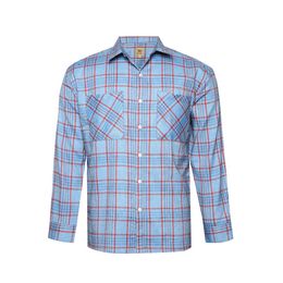 Campus Sutra Button Up Shirt 'Tawny' male Blue size S