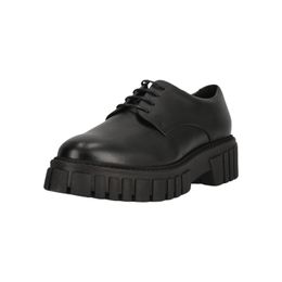 Clarks Damen Schn&uuml;rschuh "Page Walk", Gr. 41schwarz, Leder, Schuhe, mit angesagter Statement-Sohle